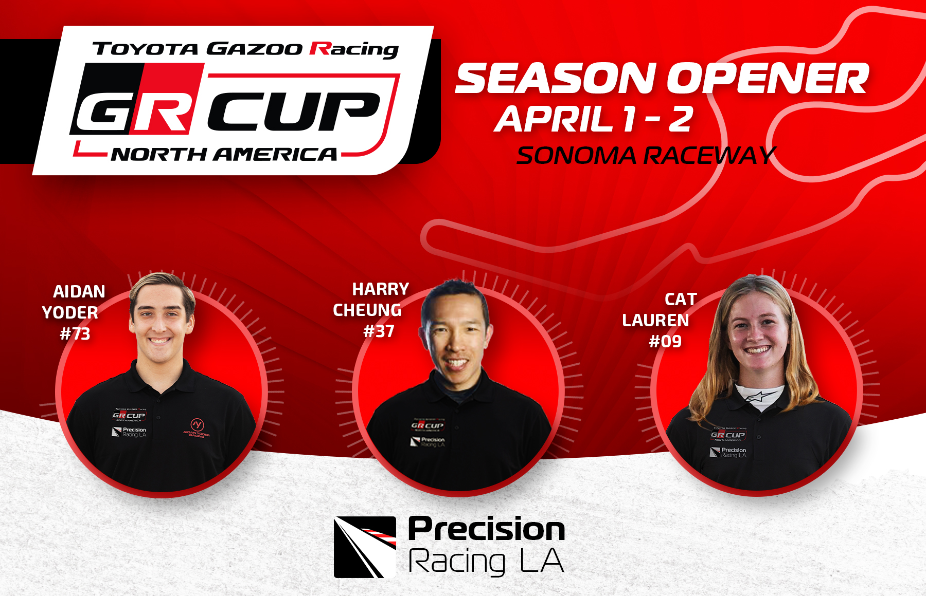 Precision Racing L.A. Announces Inaugural Driver Line-Up for the Toyota GR86 Cup - Precision ...